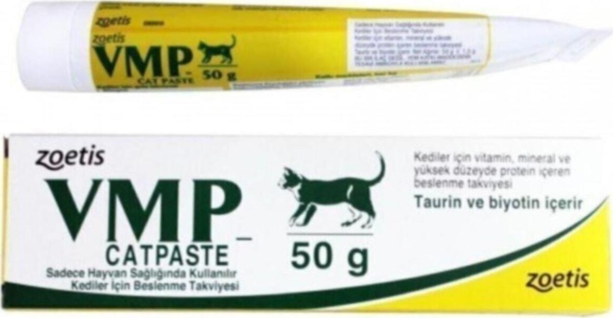 Zoetis Vmp Cat Paste Vitamin Mineral Ve Protein Kedi Macun 50 Gr - idefix