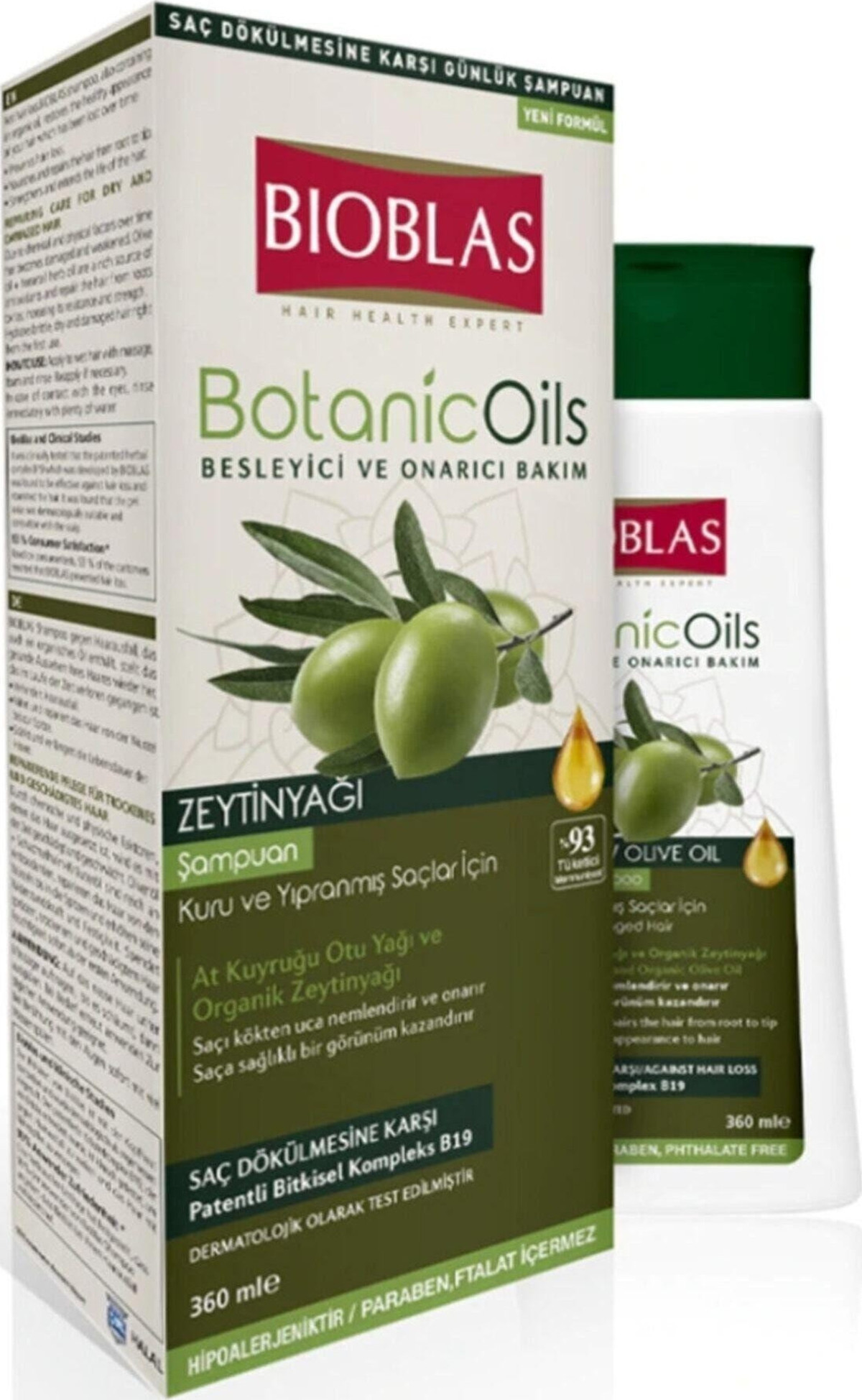 Bioblas Botanic Oils Kuru Ve Yıpranmış Saçlar Için Şampuan 360 Ml - idefix