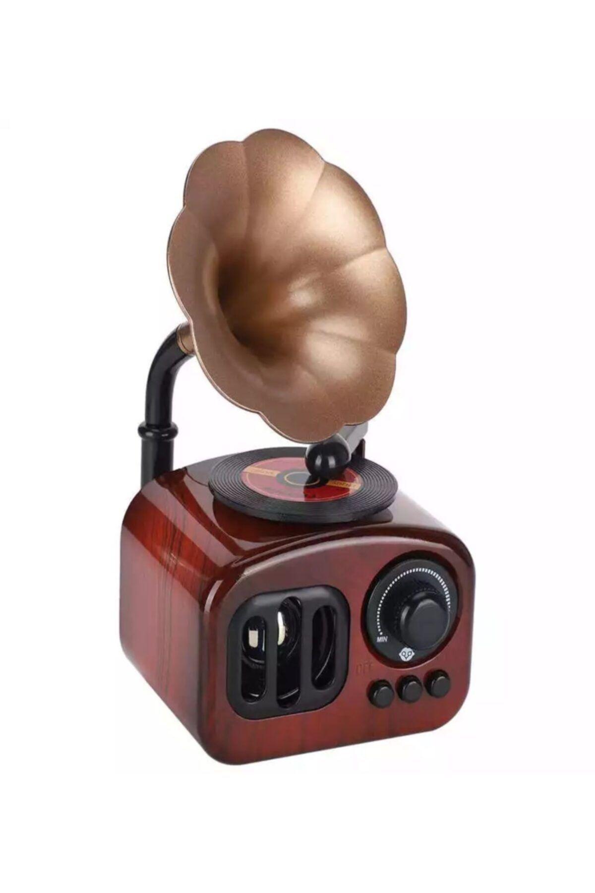 Netavantaj Nostalik Gramofon Kurmalı Müzik Kutusu - idefix