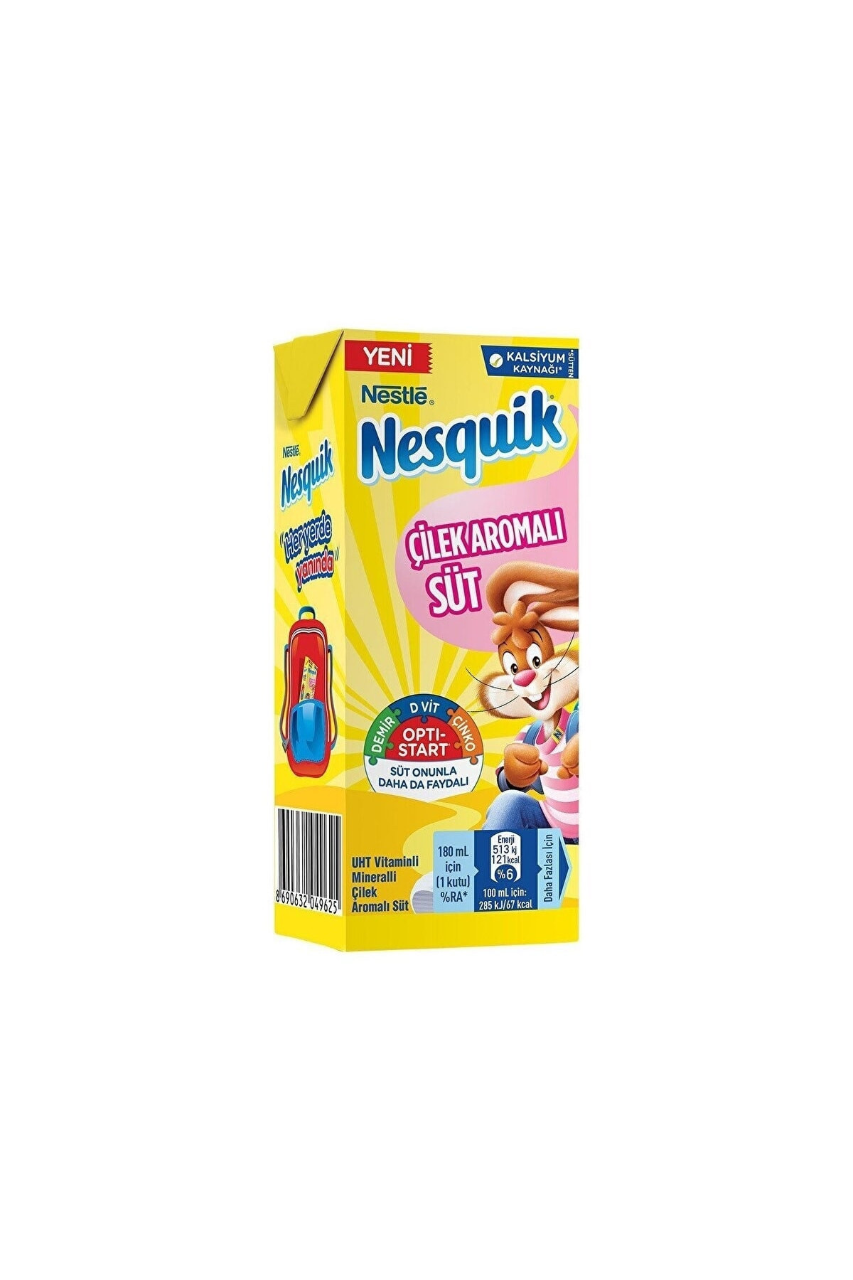 Nestle Nesquik Çilekli Süt 180 Ml 27'Li - idefix
