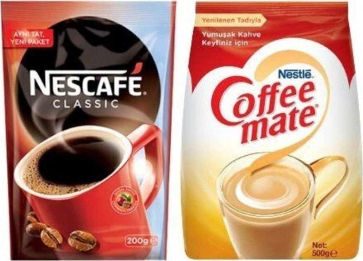 Nescafe Classic 200 Gr Nestle Coffe Mate 500 Gr - idefix