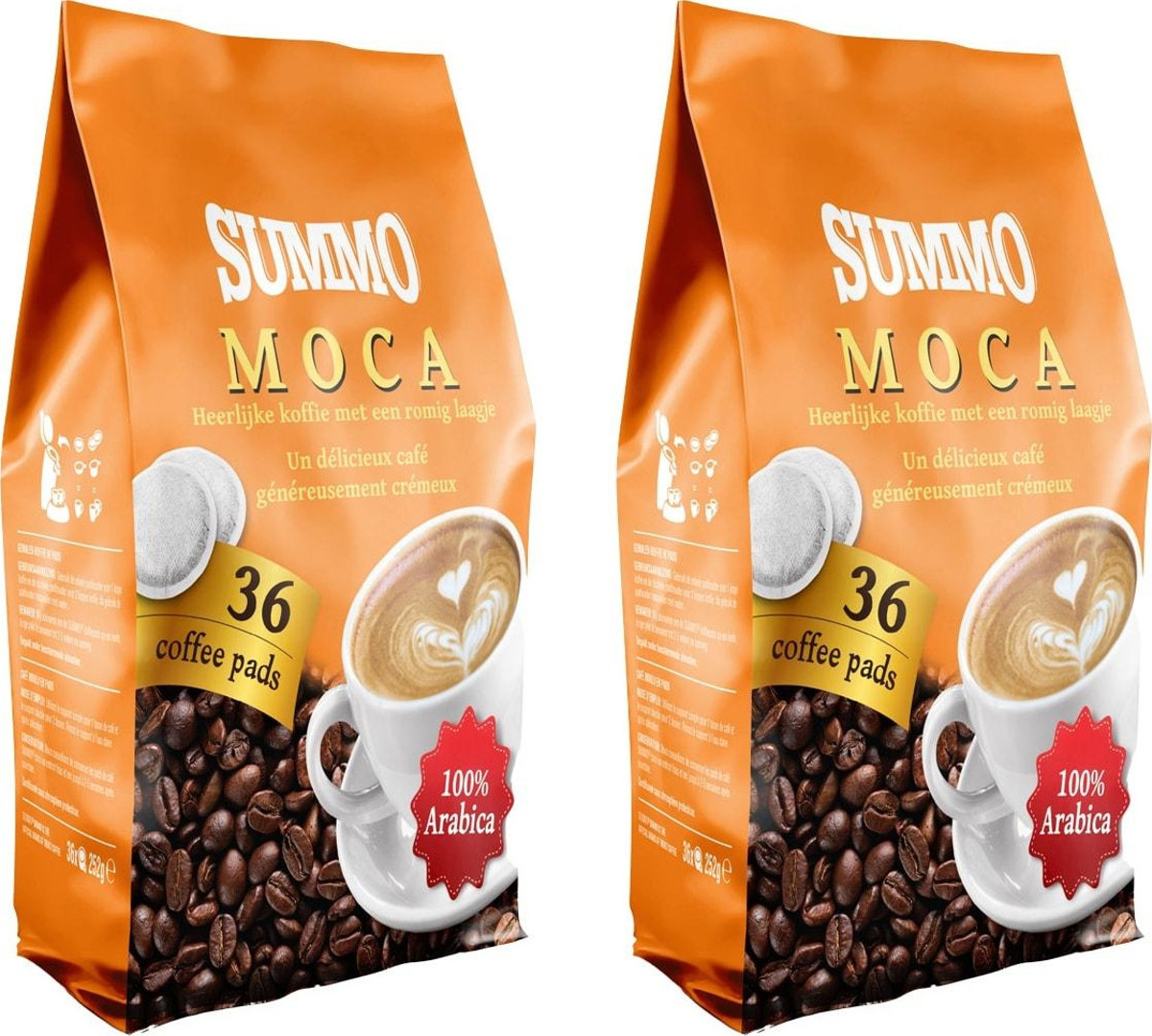 Summo Moca 72'li Avantaj Paketi (36x2) Senseo Pod Kahve Kapsülü - idefix