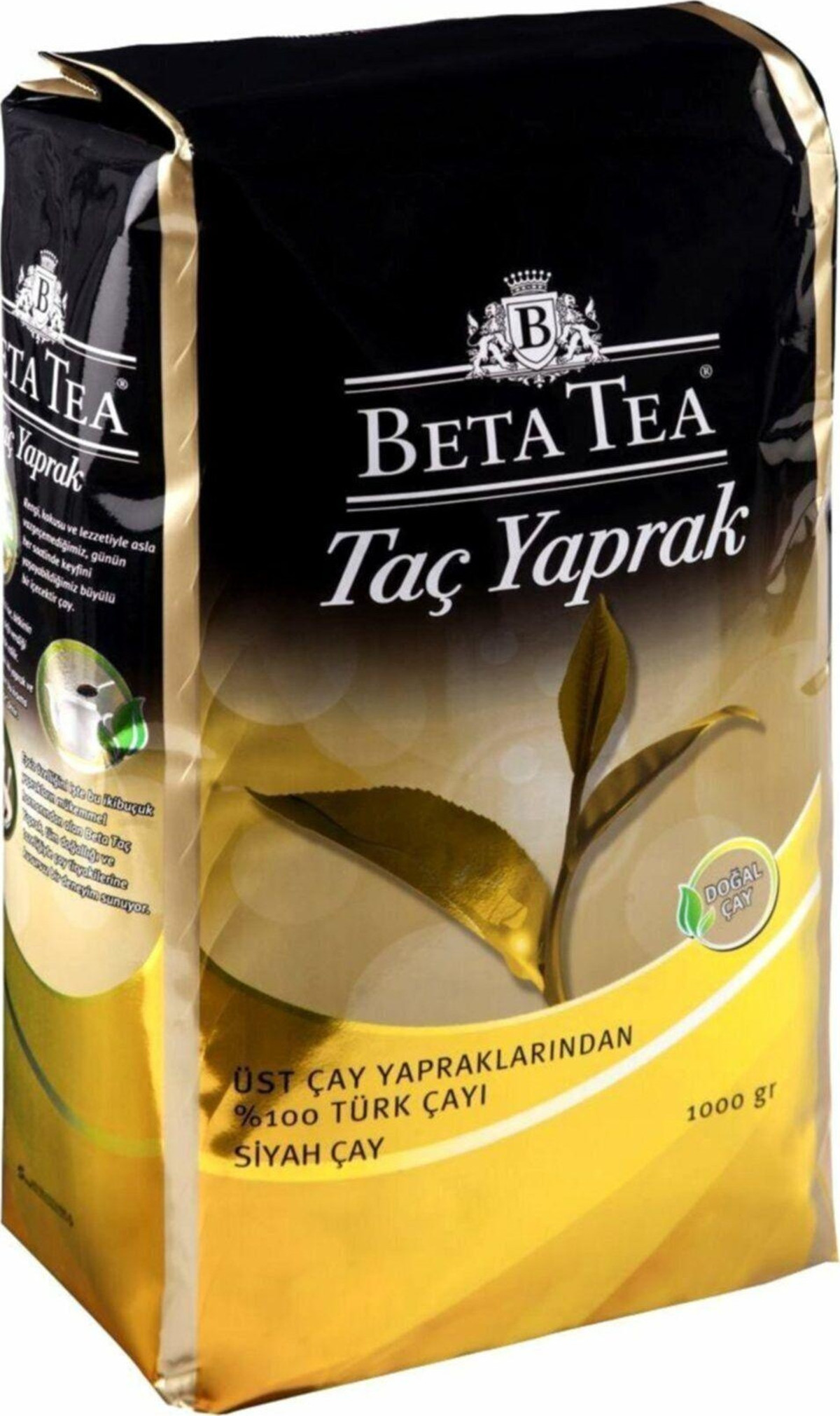 Beta Tea Taç Yaprak Türk Çayı 1000 Gr - idefix