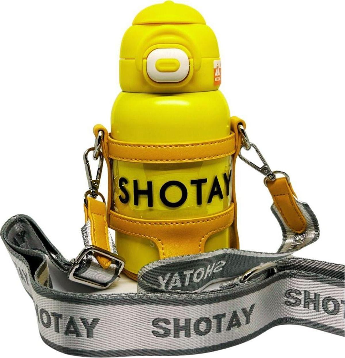 Shotay 520ml Taşıma Askılı Kılıflı Çift Kapaklı Pipetli/Pipetsiz ...