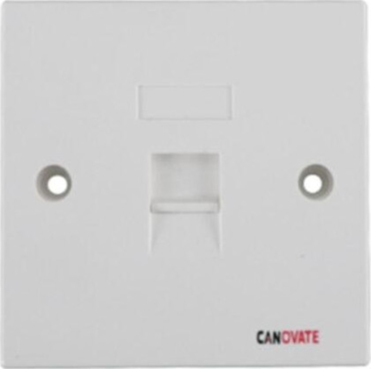 25 Adet Faceplate 1 Port 86x86 Tip Fildişi Renkli Modüler Data Prizi 2 ...