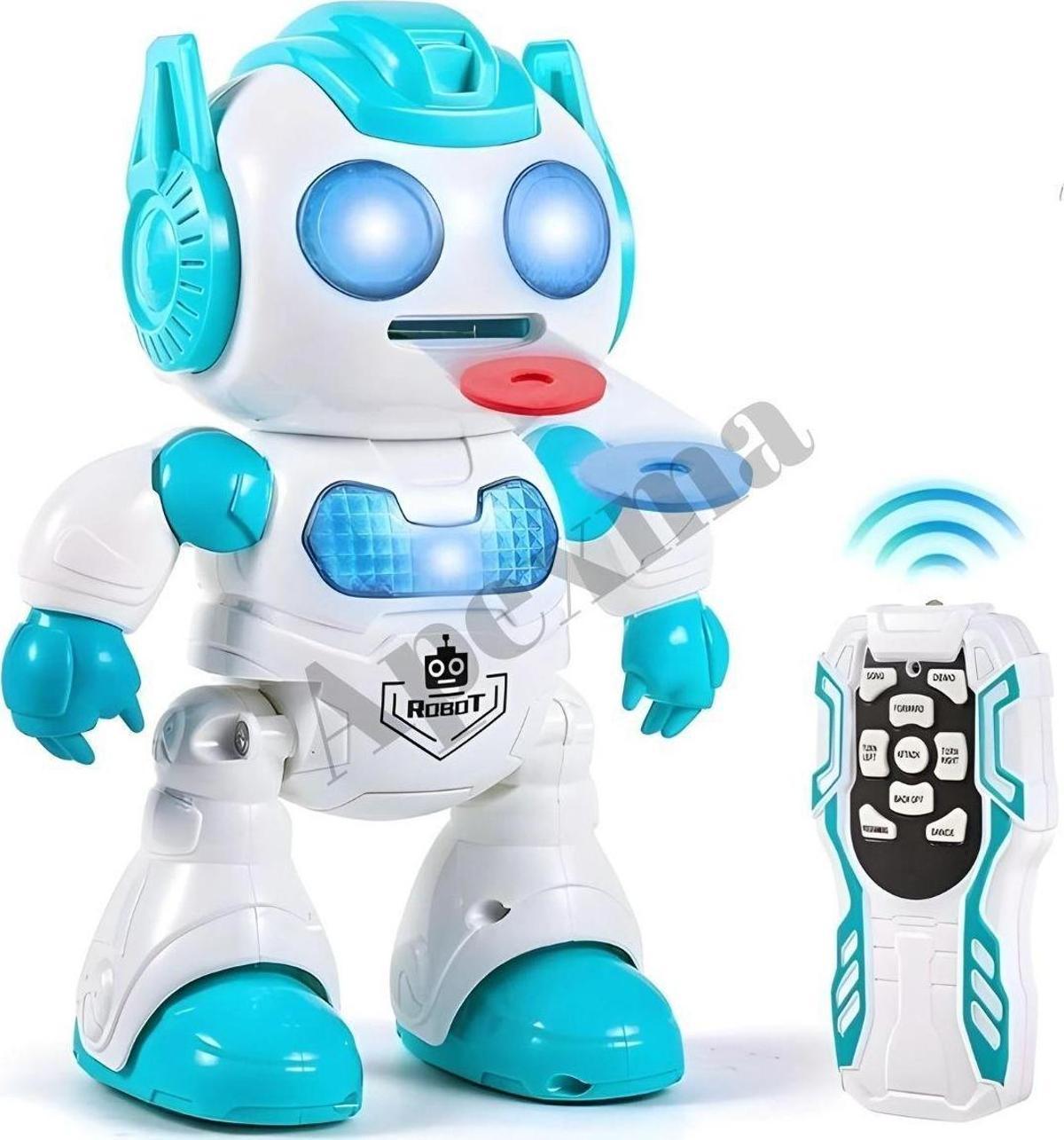 Welcomein Uzaktan Kumandalı Sesli Disk Atan Robot Oyuncak Yürüyen ...