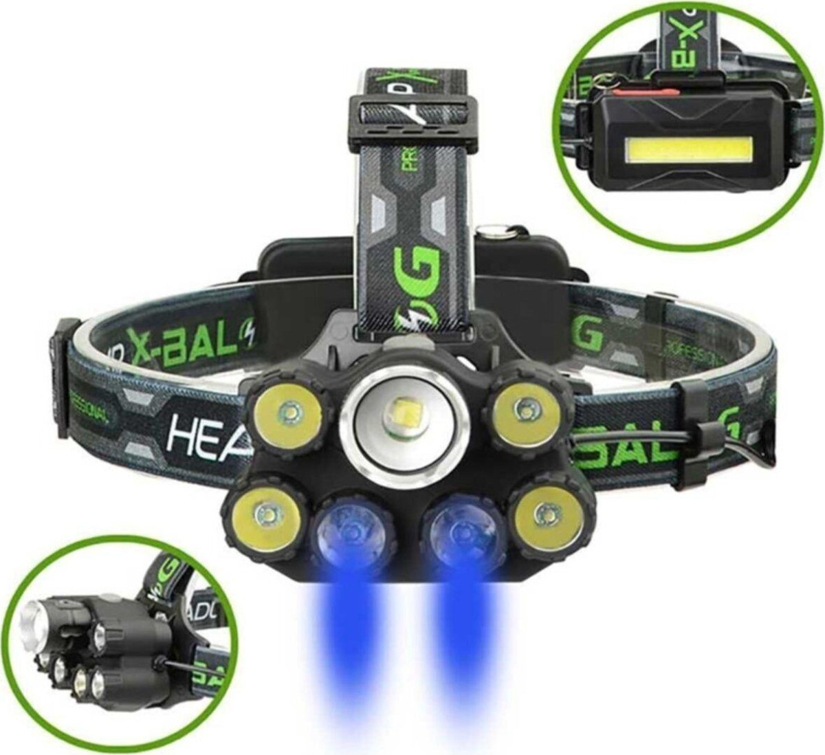 Khalice En Güçlü Kafa Feneri Çok Fonksiyonlu Ledli Watton Wt-247 - idefix