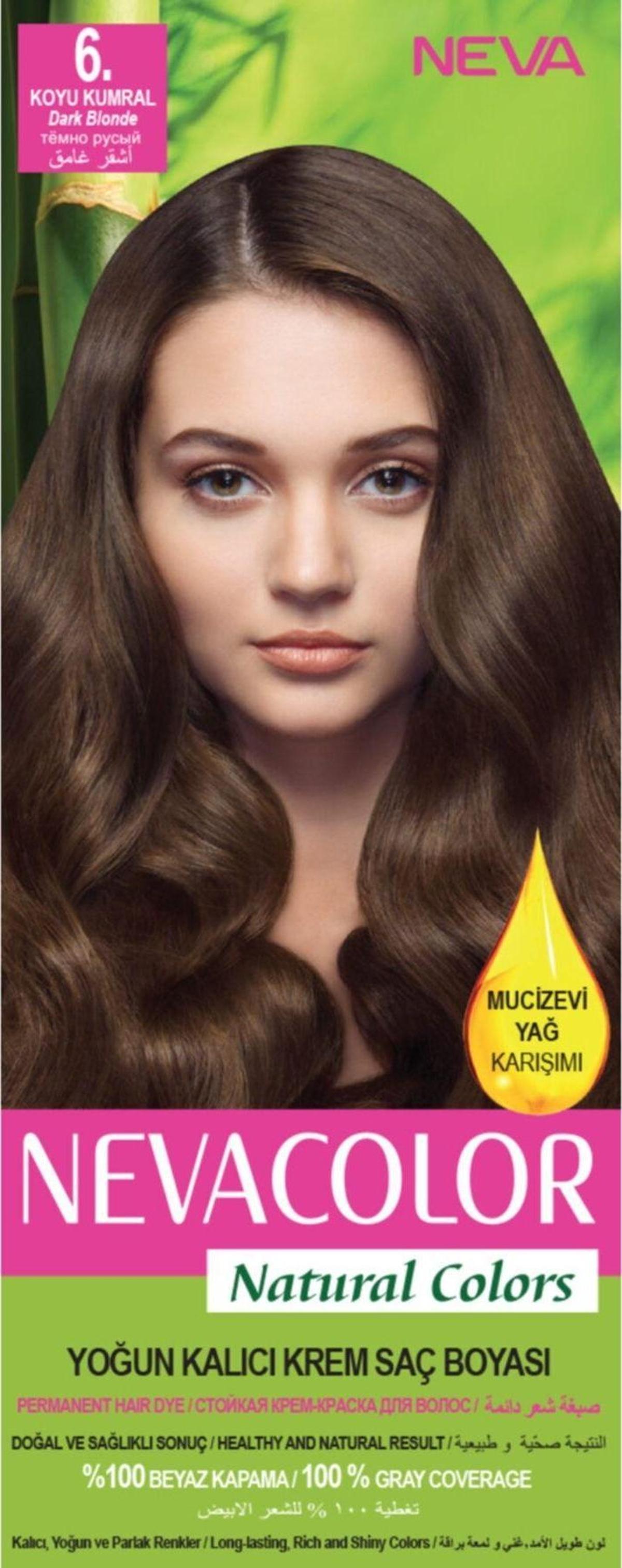 Neva Color Nevacolor Natural Colors 6. Koyu Kumral - Kalıcı Krem Saç ...