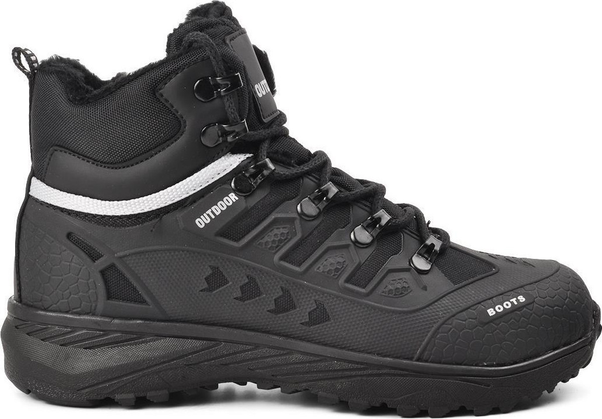 Walkway Trich Mir Siyah-Siyah İçi Kürklü Su İtici Erkek Outdoor Bot ...