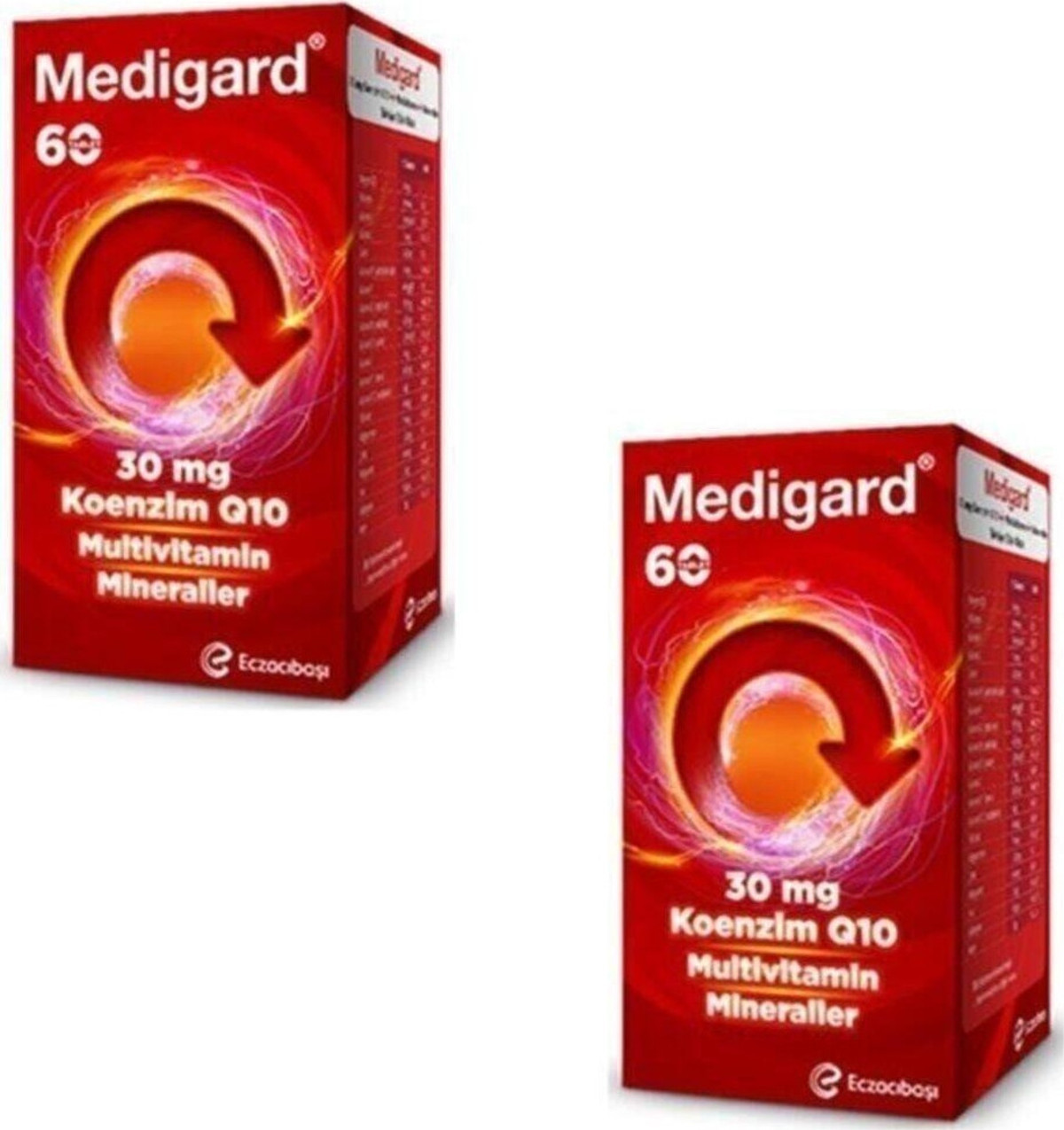 MEDİGARD Vitamin Mineral Koenzim Q10 2 Adet 60 Tablet - idefix