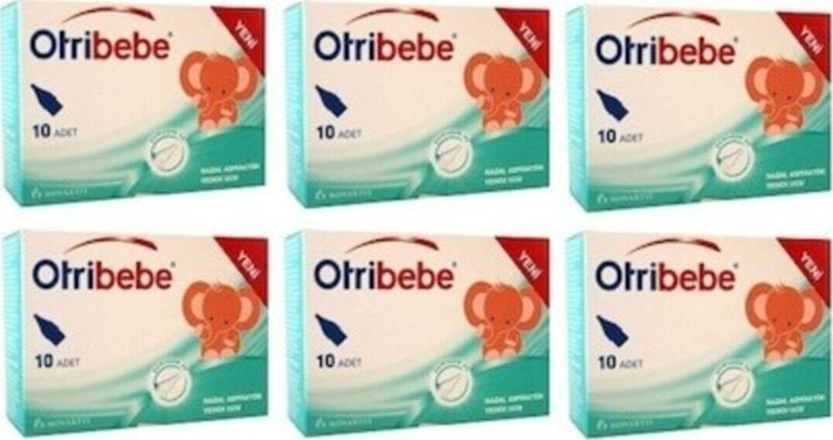 Otribebe Nazal Burun Aspiratör Yedek Uç 10'lu 6 Kutu - idefix