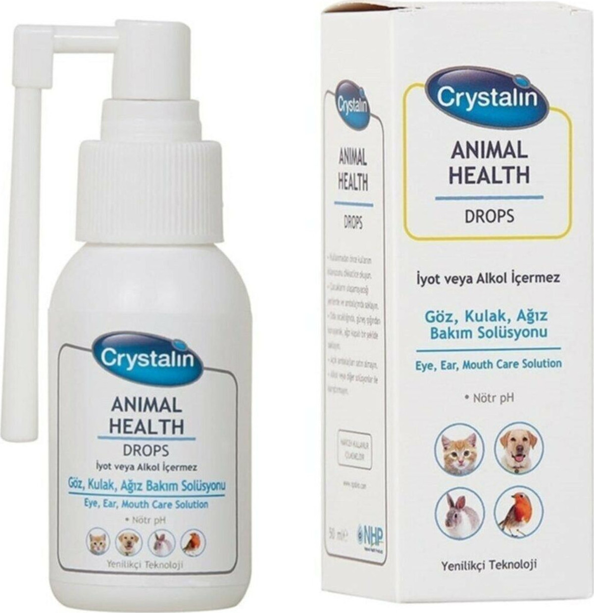 Crystalin Animal Health-Drop Köpek Göz - Kulak ve Ağız Bakım Solüsyonu ...