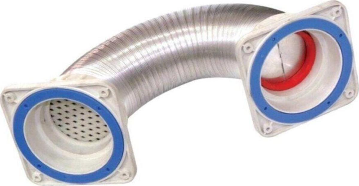 FERRO Çekmeli Aspiratör Baca Koku Sızdırmazlık Seti 1.5m Borulu ...