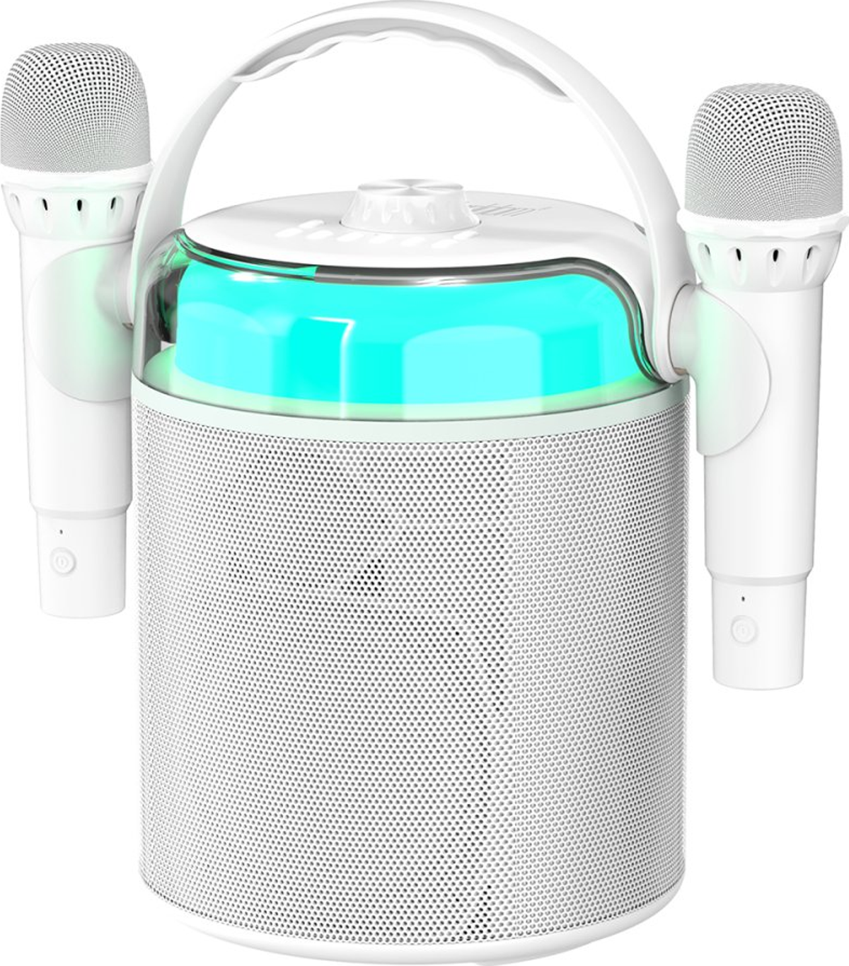 Qpen A30 RGB Işıklı Karaoke Mikrofonlu Bluetooth Kablosuz Hoparlör - idefix