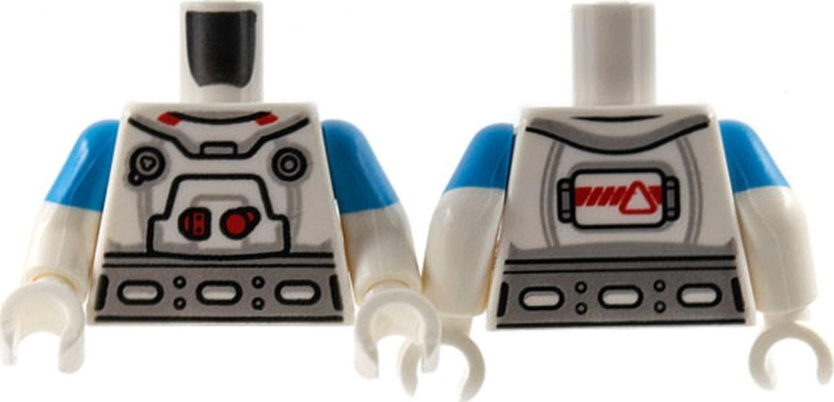 LEGO Orjinal Moc Custom Minifigür Minifigure Gövde Torso Beyaz Nasa ...
