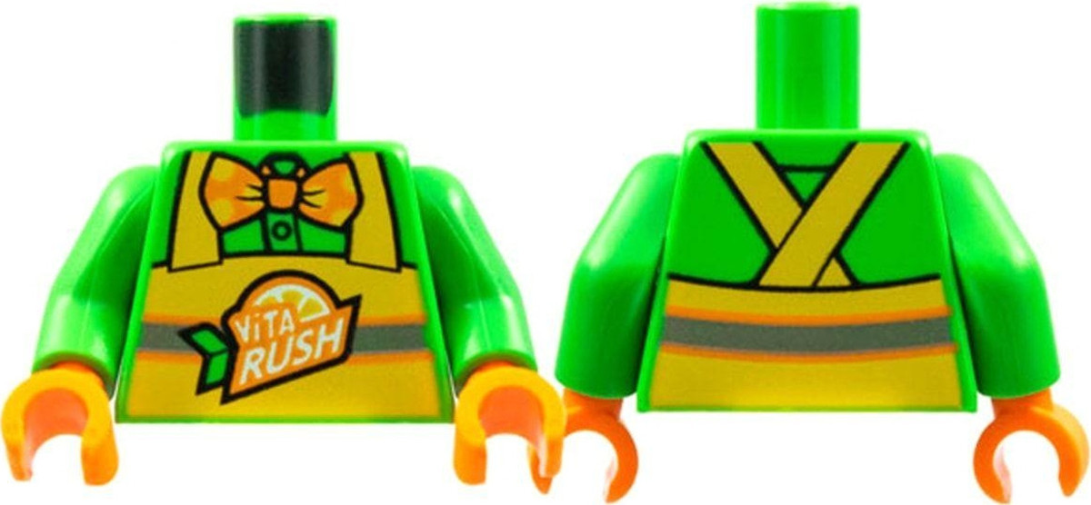 LEGO Orjinal Moc Custom Minifigür Minifigure Gövde Torso Sarı Tulumlu ...