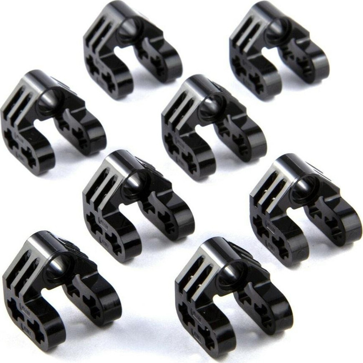 LEGO Technic Moc Custom Pin Connector Perpendicular Split Siyah - idefix