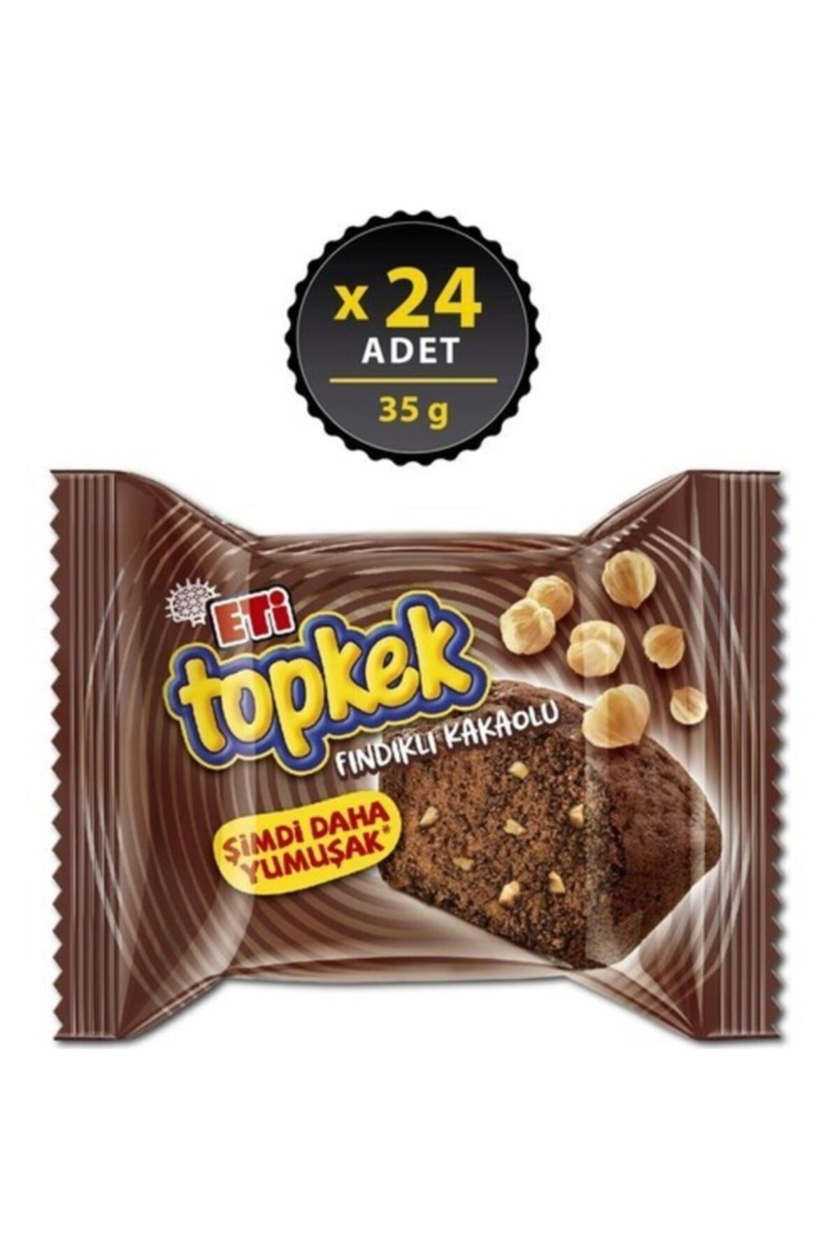 Eti Topkek Kakaolu Fındıklı 24'lü 35 g - idefix