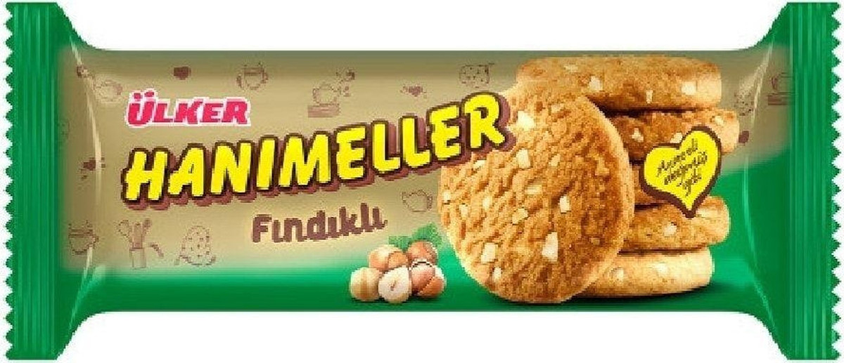 Ülker Hanımeller Findikli Bisküvi 82 g (18 Adet) - idefix