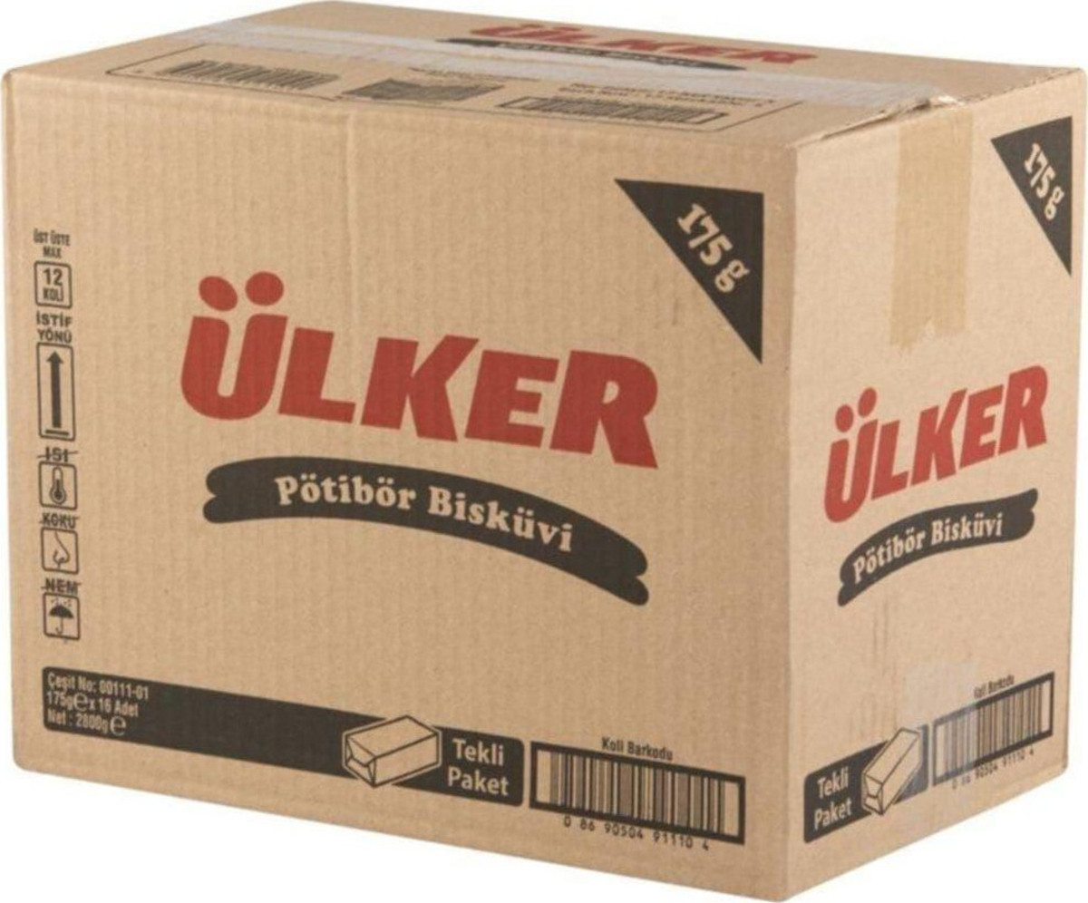Ülker Pötibör Bisküvi 175 Gr (16 Adet) - idefix