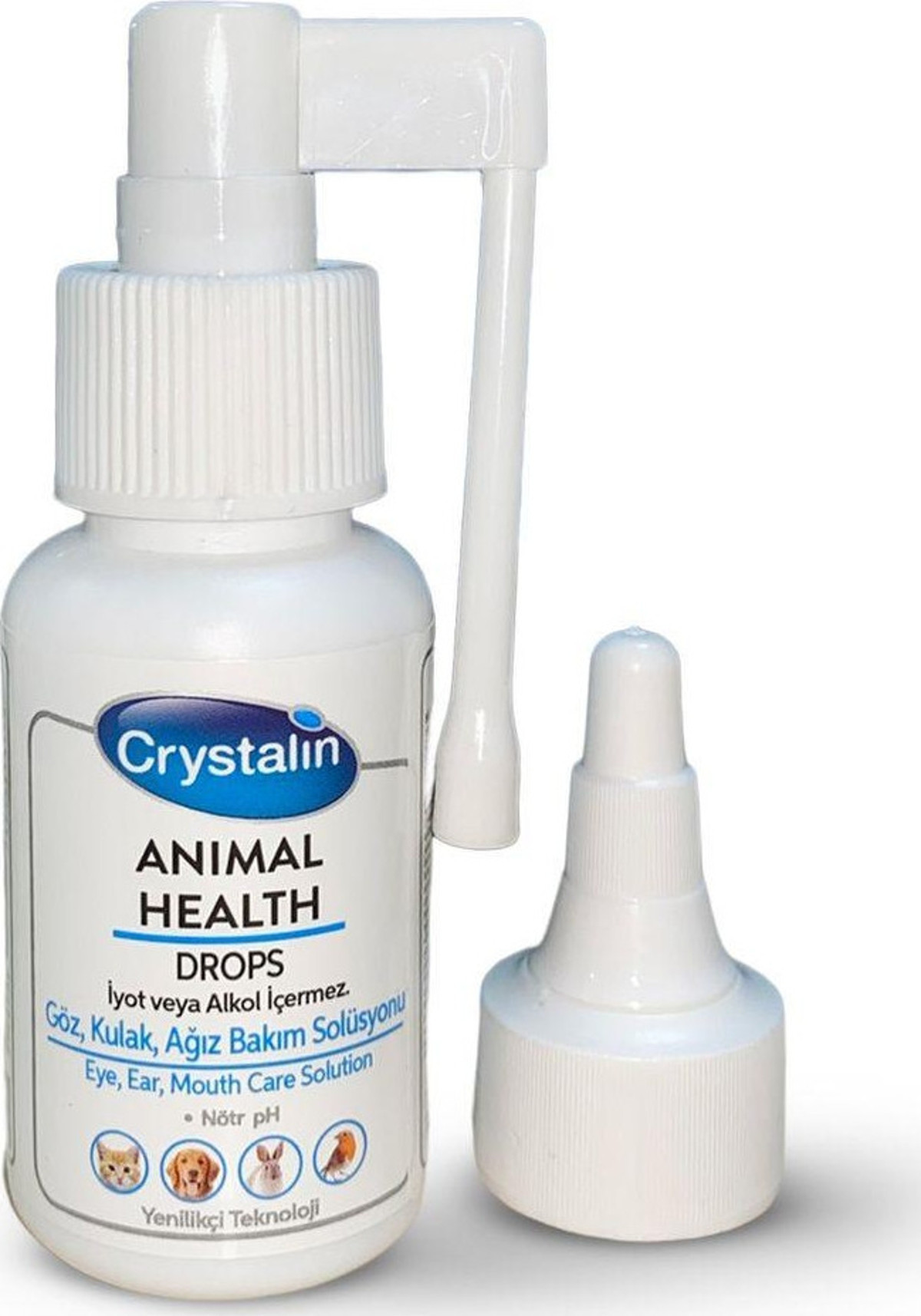 Crystalin Animal Health Göz, Kulak Ağız Bakım Solüsyonu 50 Ml - idefix