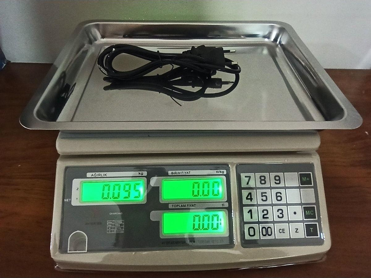 Ayter 30 Kg Elektronik Terazi - Yeni Tarihli - 2025 Muayeneli ...