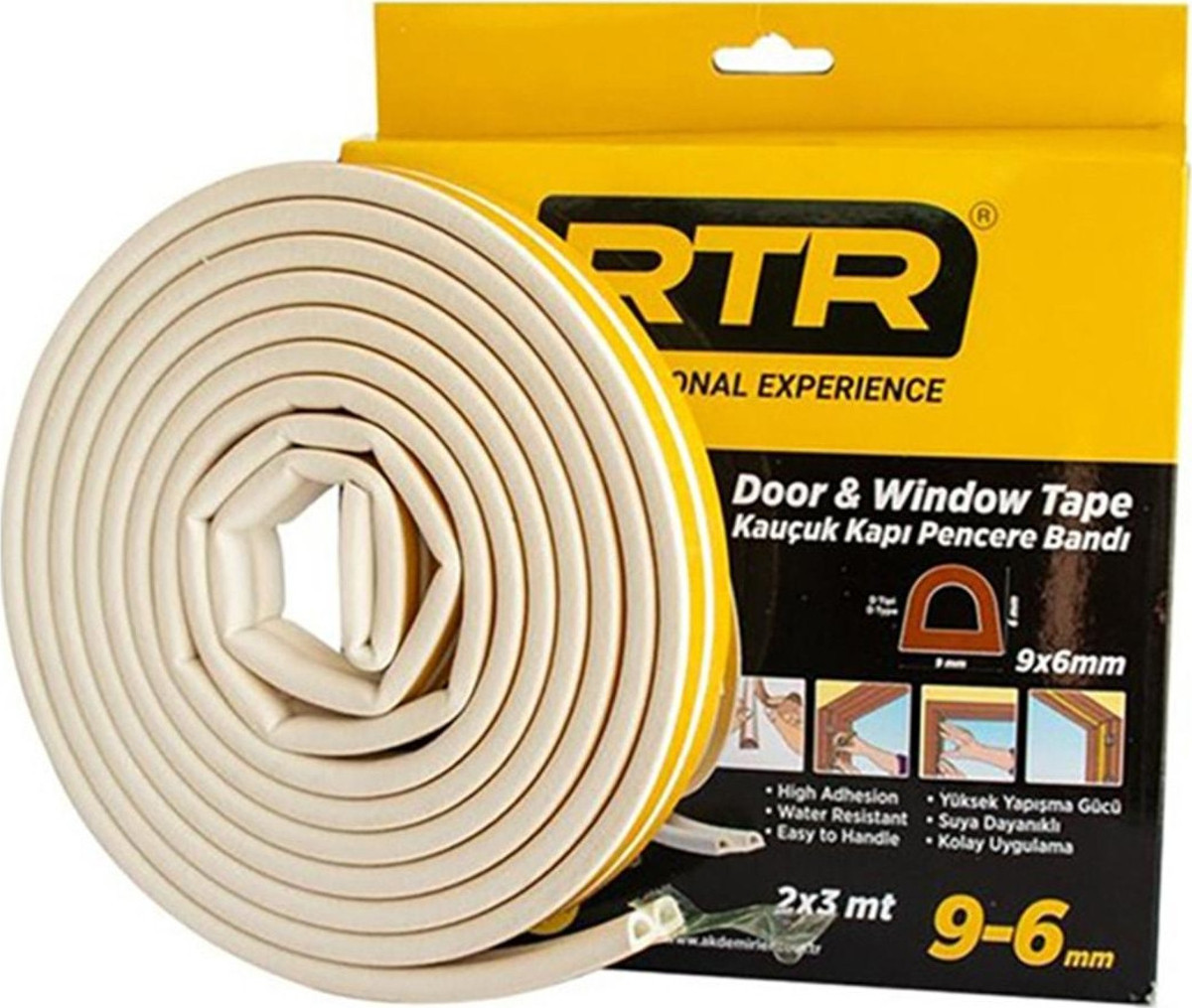 Rtrmax Rtr Kapı Pencere Izolasyon Bandı 6 Mt ( 2*3mt)- Beyaz - idefix