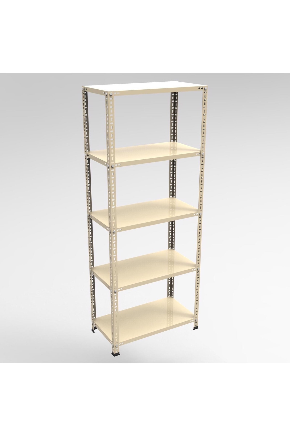 RafBurada ® 5 Katlı Beyaz Renk Çelik Raf. Çiçeklik Rafı, Ofis Rafı. 1. ...