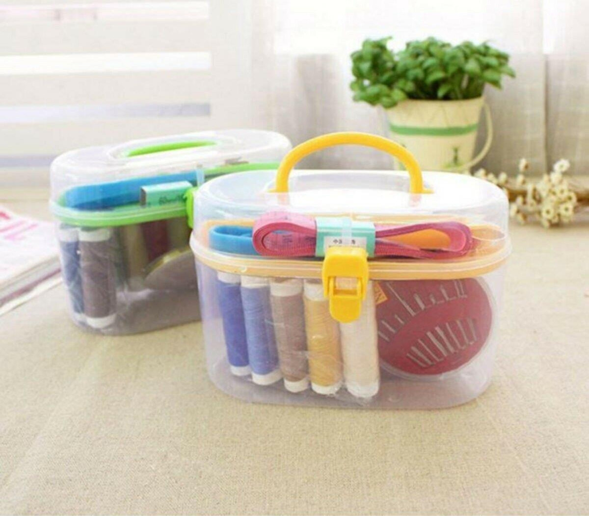 Mini Multifonksiyonel Seyahat İğne İplik Seti Makara Dikiş İplik Seti ...