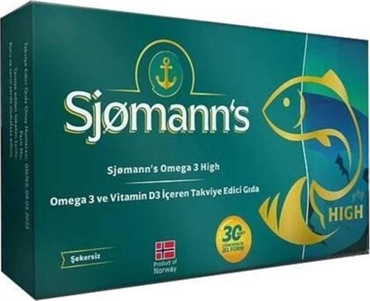 Sjomann'S Omega 3 High 30 Çiğnenebilir Jel Form - idefix