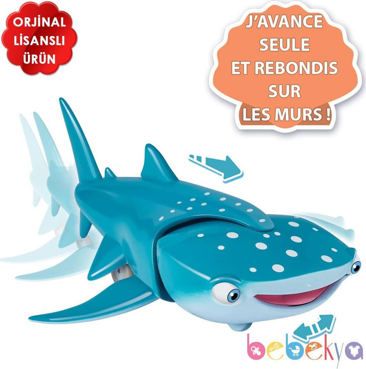 Disney Kayıp Balık Dory Hareketli Büyük Figürler BALİNA KÖPEKBALIĞI ...