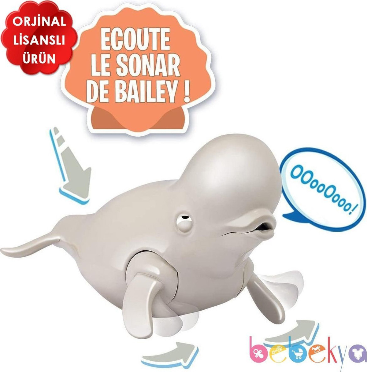 Disney Kayıp Balık Dory Hareketli Büyük Figürler BEYAZ BALİNA BAİLEY ...