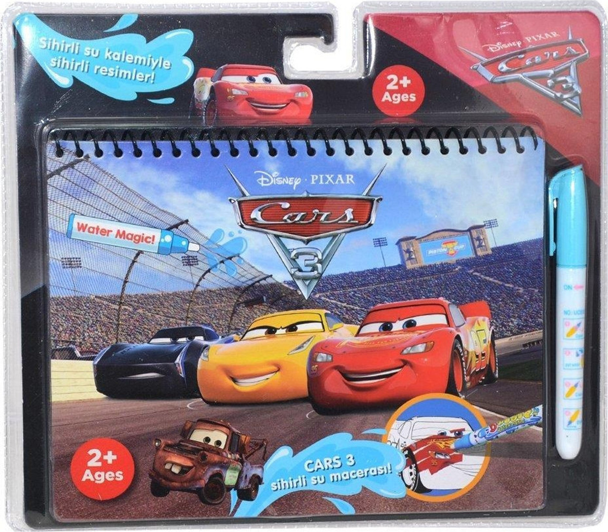 Disney Cars Arabalar Sihirli Boyama Kitabı Suyla Boyama Kitabı - idefix