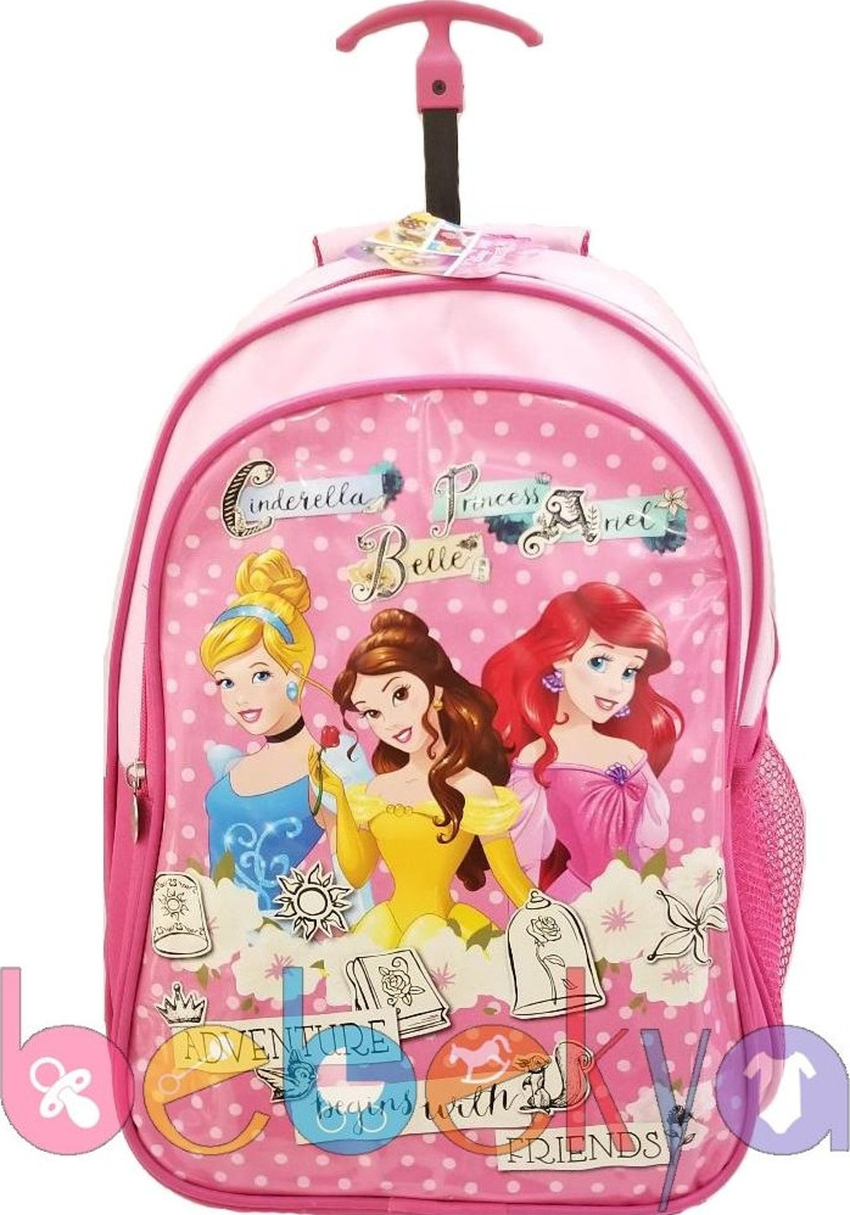Disney Princess Prensesler Çekçekli Okul Çantası Çekmeli Prenses Kız ...
