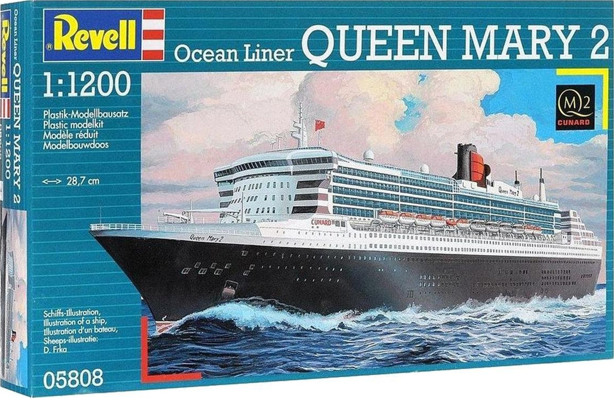 Revell Gemi Maketi 1:1200 Queen Mary 2 Model Gemi Maket Gemi Yapımı ...