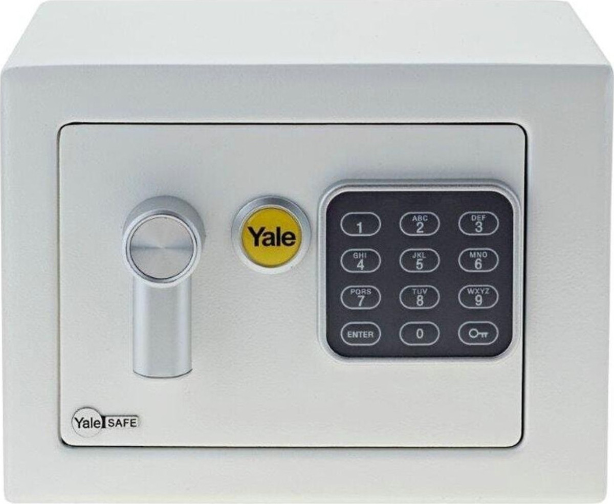 Yale Mini Boy Şifreli Kollu Kasa Ysv/170/Db1 W Beyaz - idefix