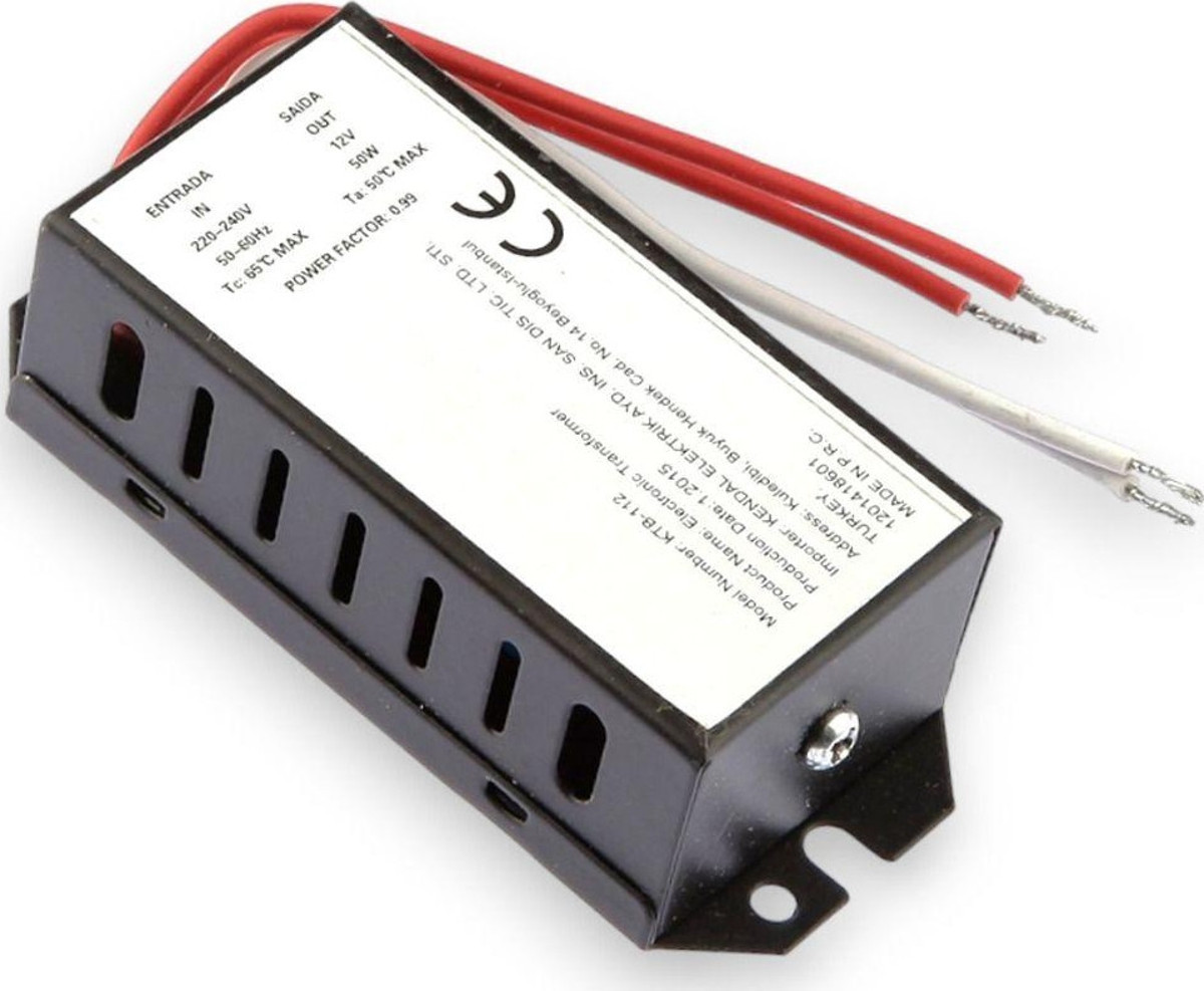 Tek-İş 220v Ac Giriş 12v Ac Çıkış 50 W Elektronik Transformer Trafo ...