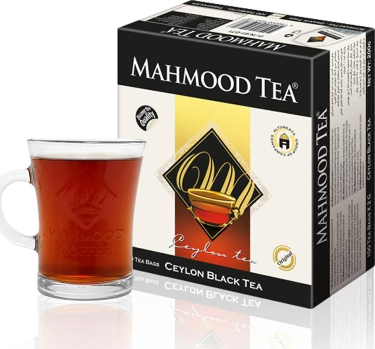 Mahmood Tea Ithal %100 Saf Seylan 100'lü Bardak Poşet Çay Bardak Bundle ...