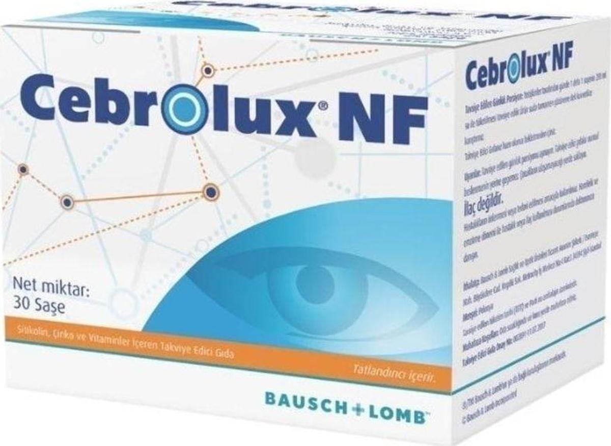 Bausch + Lomb Cebrolux Nf Sitikolin Çinko Ve Vitaminler Içeren Takviye ...