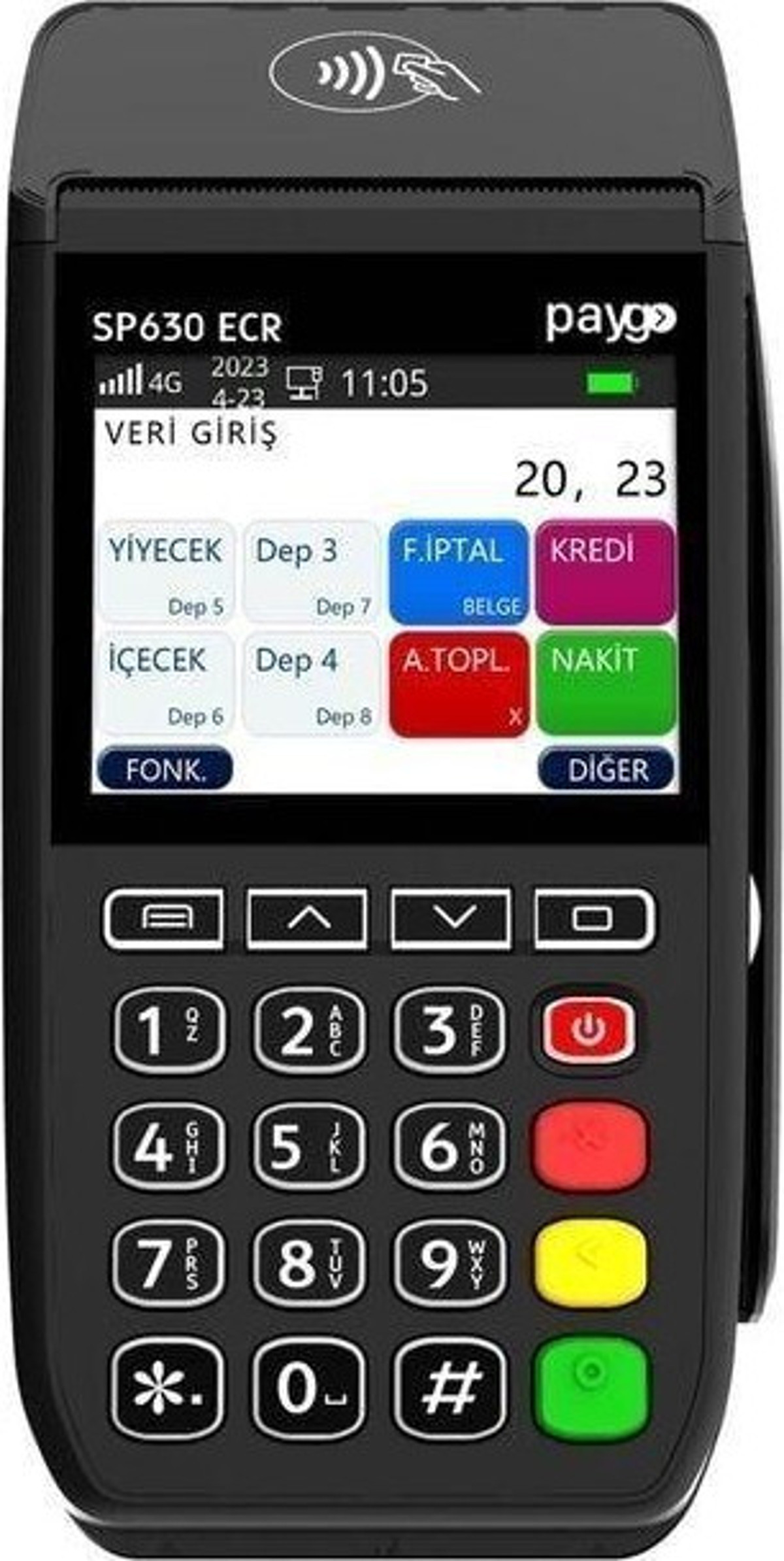 Paygo Sp630 Pro 4G Bağlantılı Yazarkasa Pos Cihazı · Ücretsiz Kurulum ...