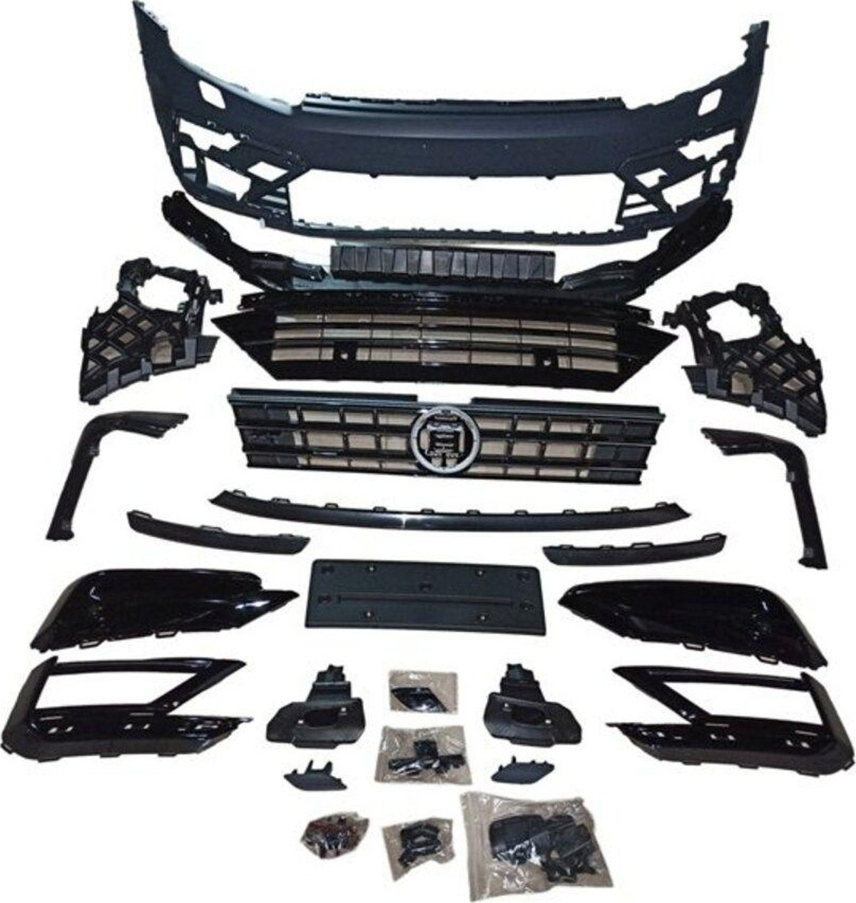 Autogp Vw Tiguan Body Kit Tampon Seti R-Line Komple 2017 / 2020 - idefix