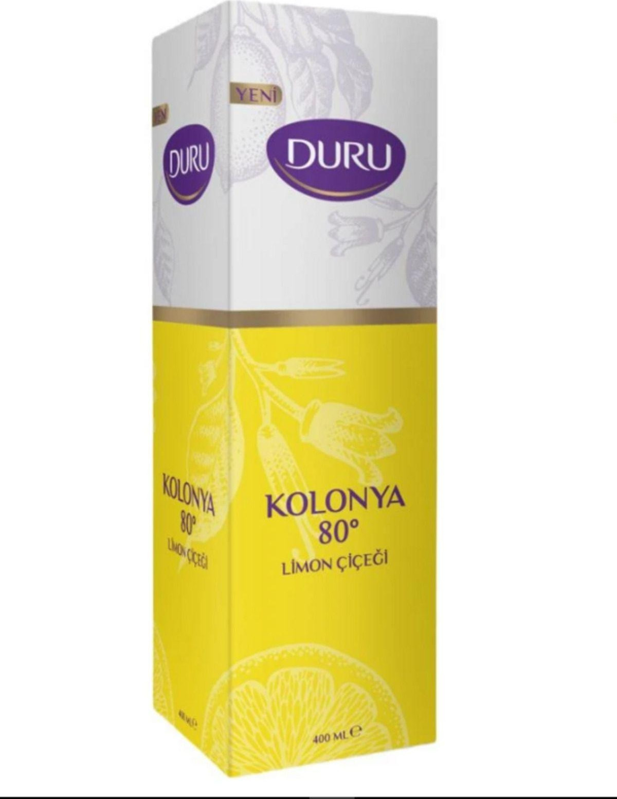 DURU KOLONYA (YENİ SERİ) LİMON ÇİÇEĞİ 400 ML - idefix
