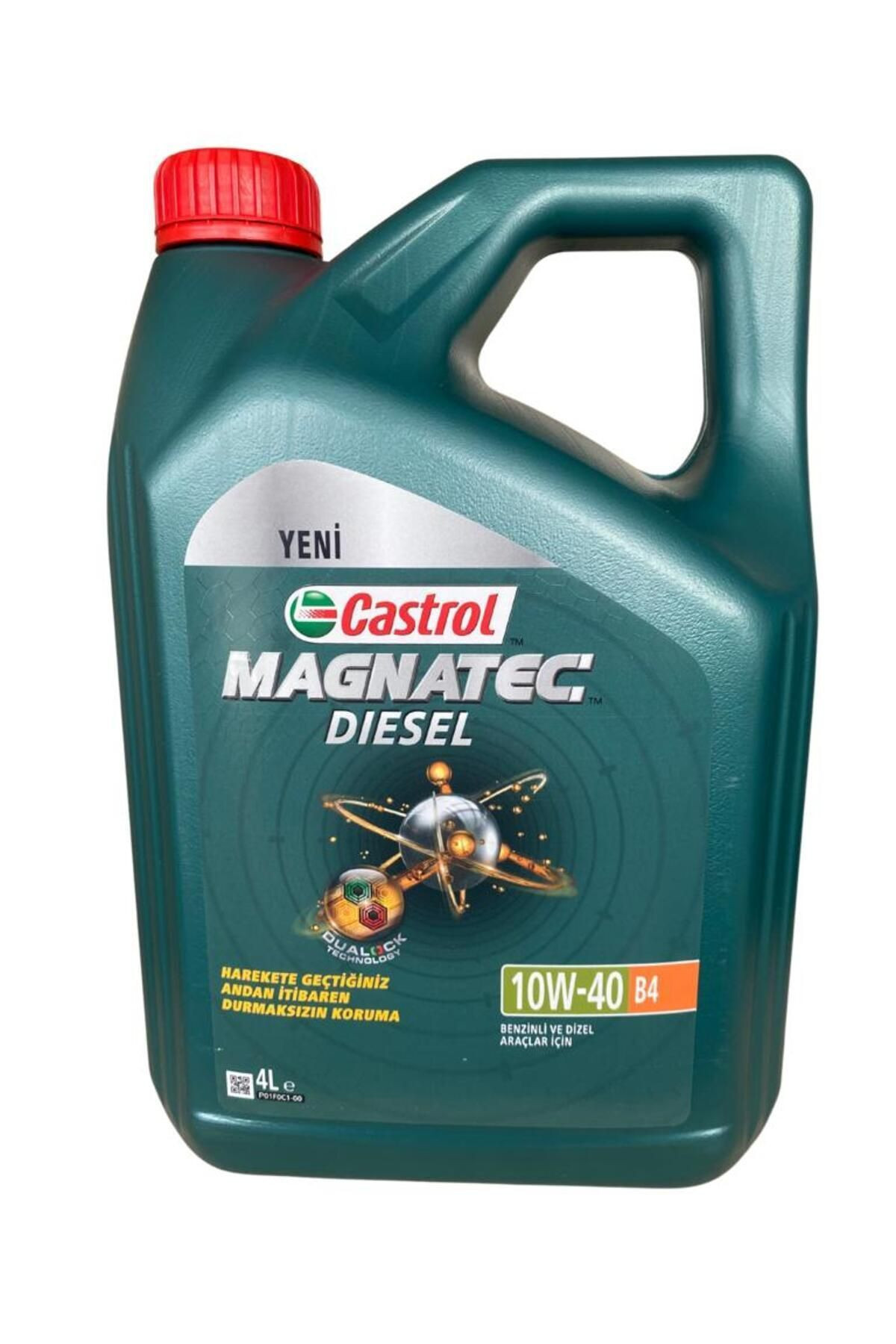 Castrol Magnatec Diesel 10W/40 B4 4 Litre Dizel Motor Yağı (Üretim Yılı ...