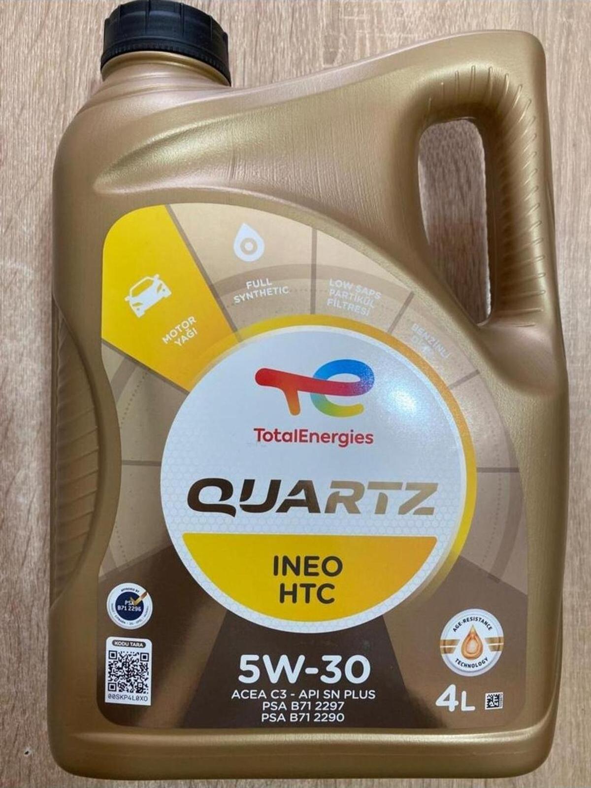 Total Quartz Ineo Htc Dpf'li 5W-30 4 Lt Motor Yağı - idefix