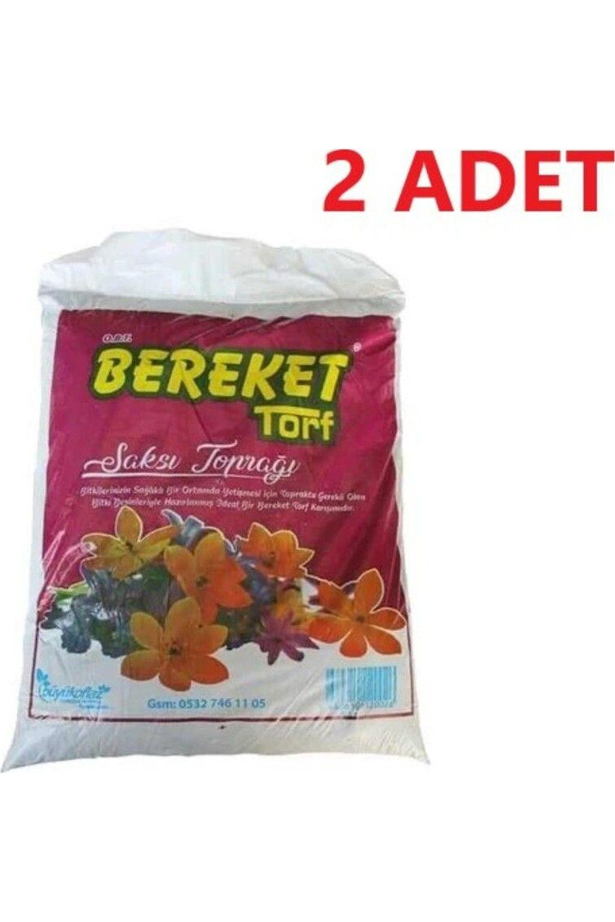 Tarım Garaj Toft Toprak Bereket Doğal Humuslu Saksı Toprağı-2 Adet 20 ...