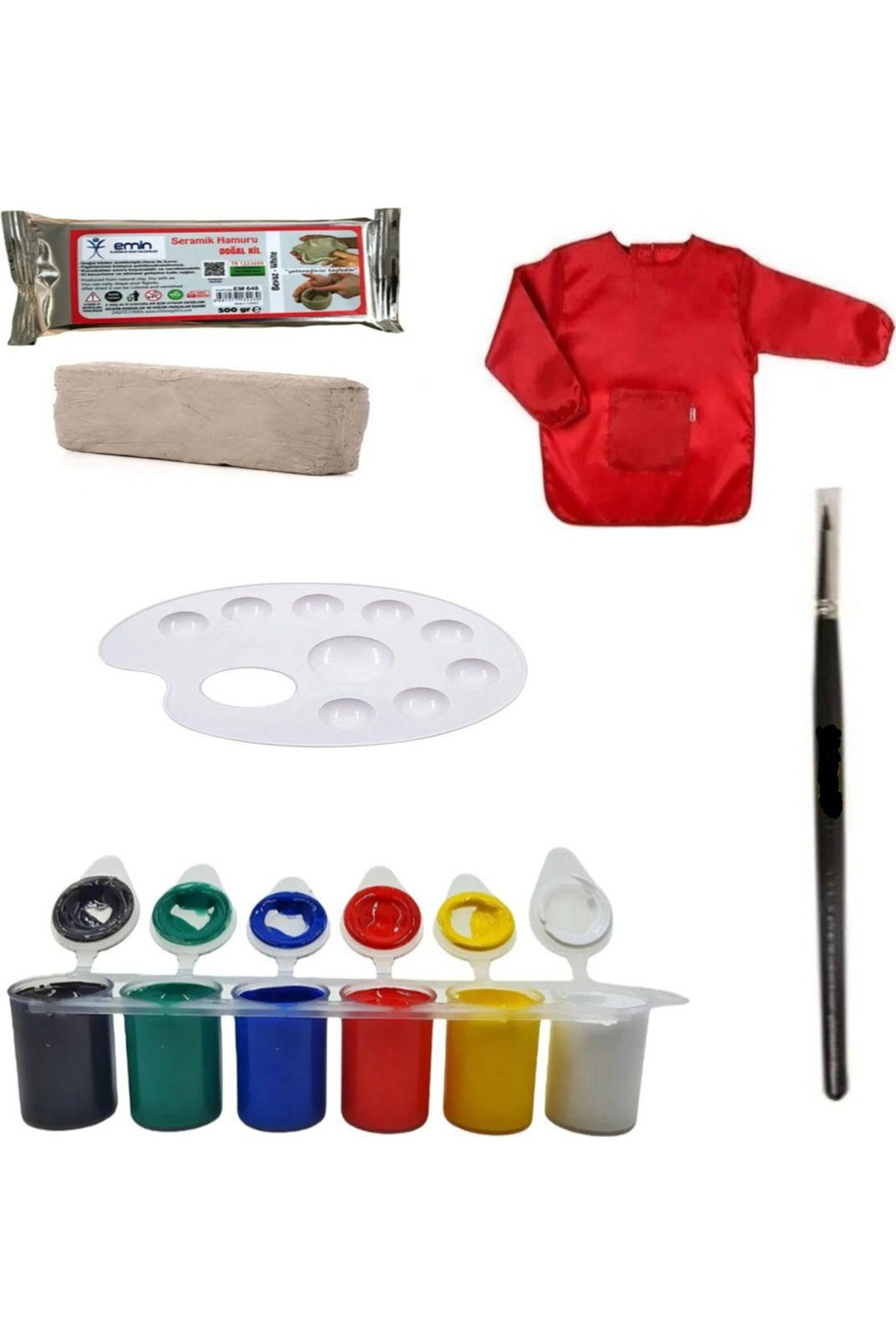 Tifoys Kil Hamuru Etkinlik Seti , Kil Hamuru , Boyama Önlüğü , Resim ...
