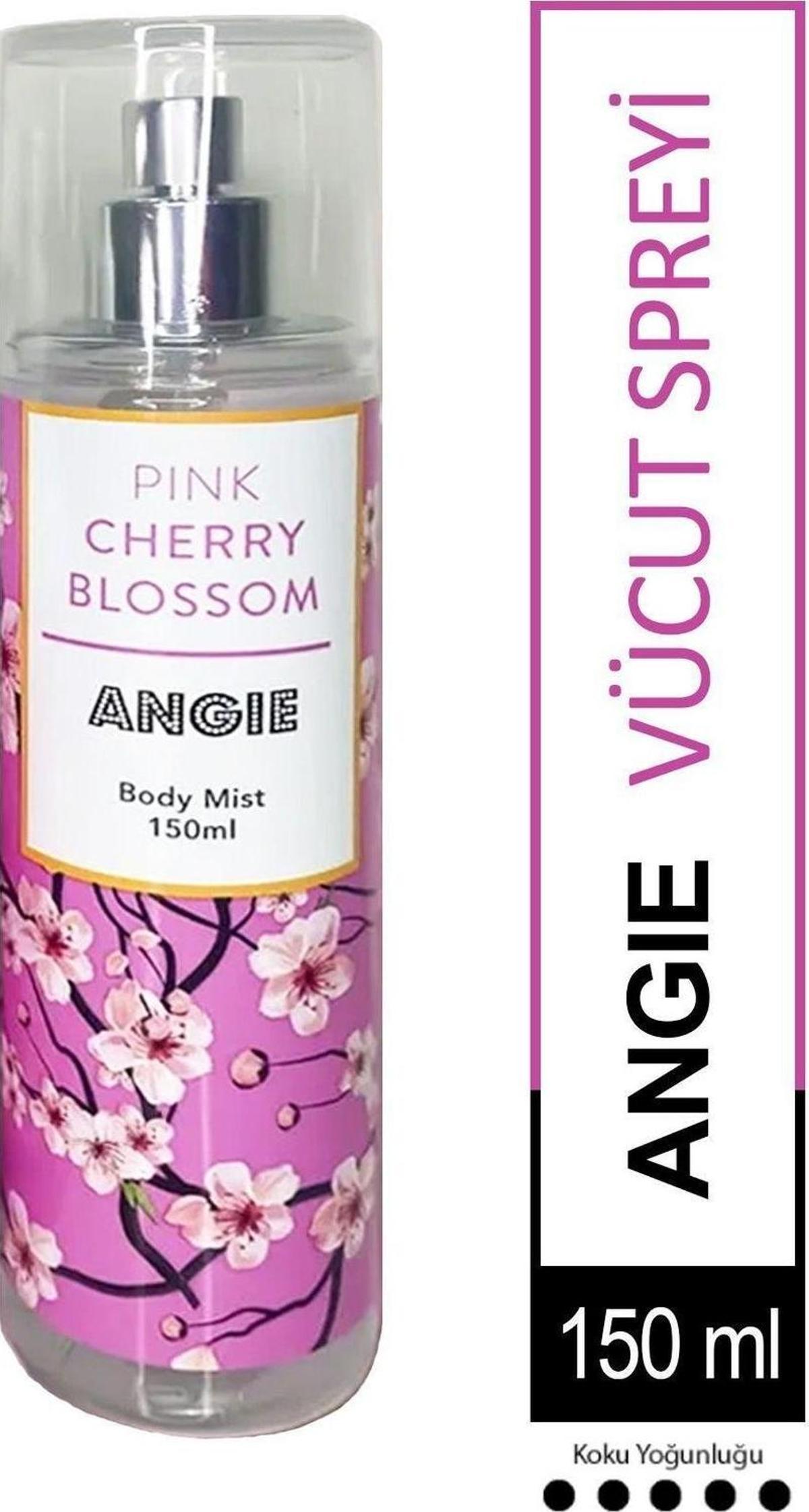 Angie Pink Cherry Blossom Angie Body Mist Vücut Spreyi 150 Ml - idefix