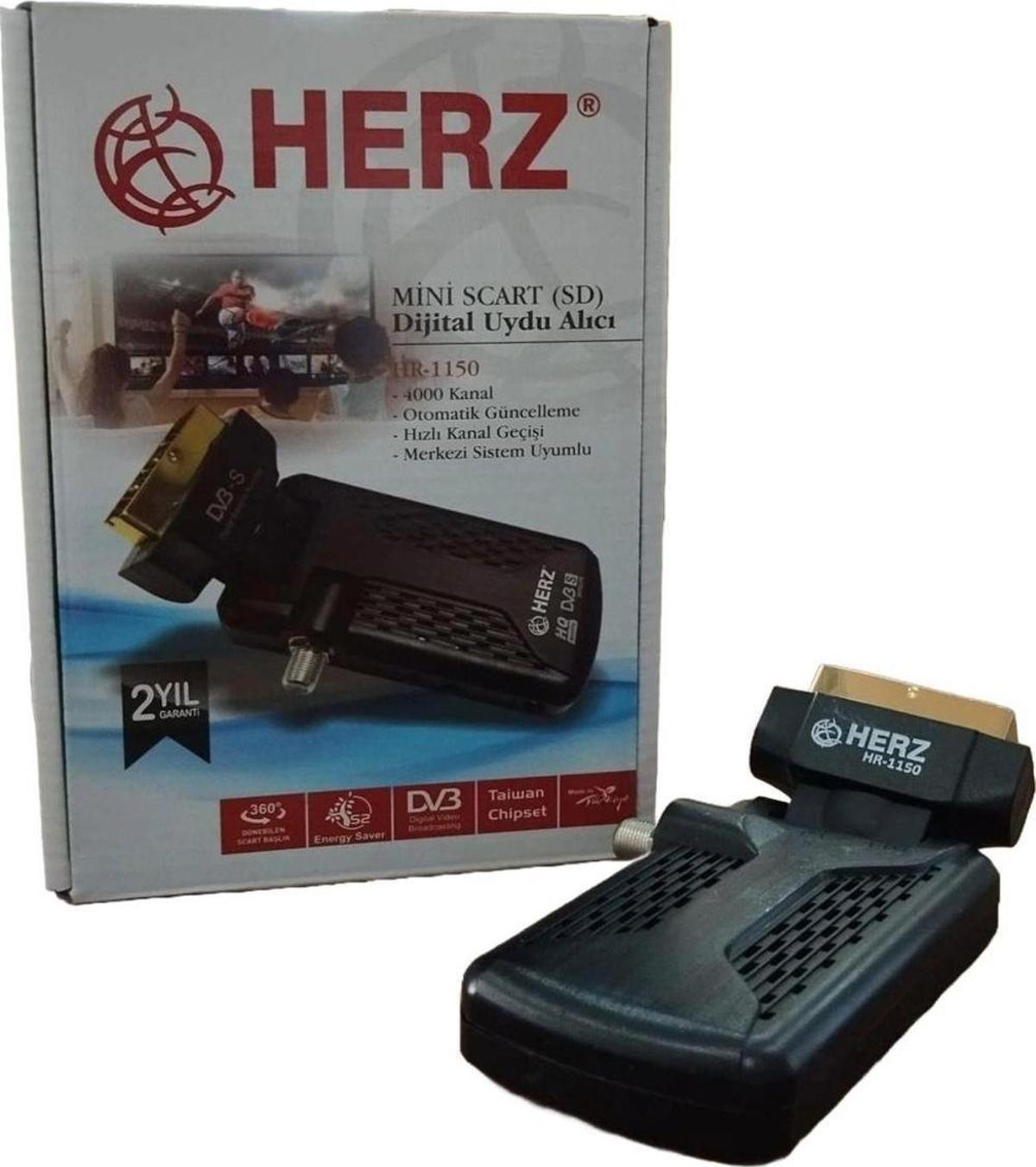 Herz Mini Scart Dijital Uydu Alıcısı - idefix