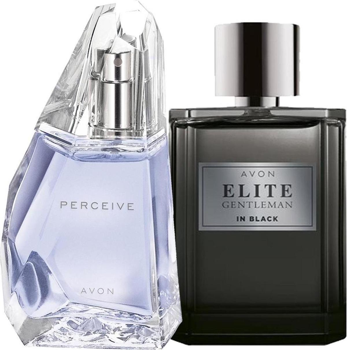 Avon Elite Gentleman in Black Erkek Parfüm ve Perceive Kadın Parfüm ...