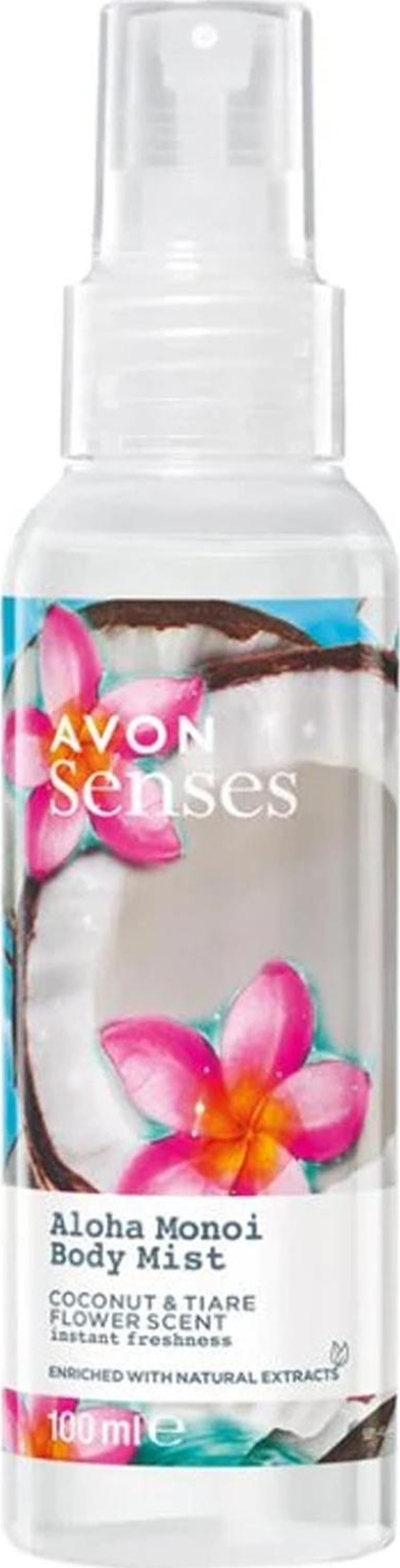 Avon Aloha Monoi Hindistan Cevizi ve Taç Çiçeği Kokulu Vücut Spreyi 100 ...